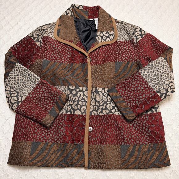 White Stag | Jackets & Coats | White Stag Vtg 9s Mixed Animal Print ...